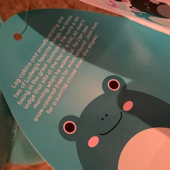 Squishmallows | Toys | New With Tags 8 Squishmallow Ludwig Frog Teal ...